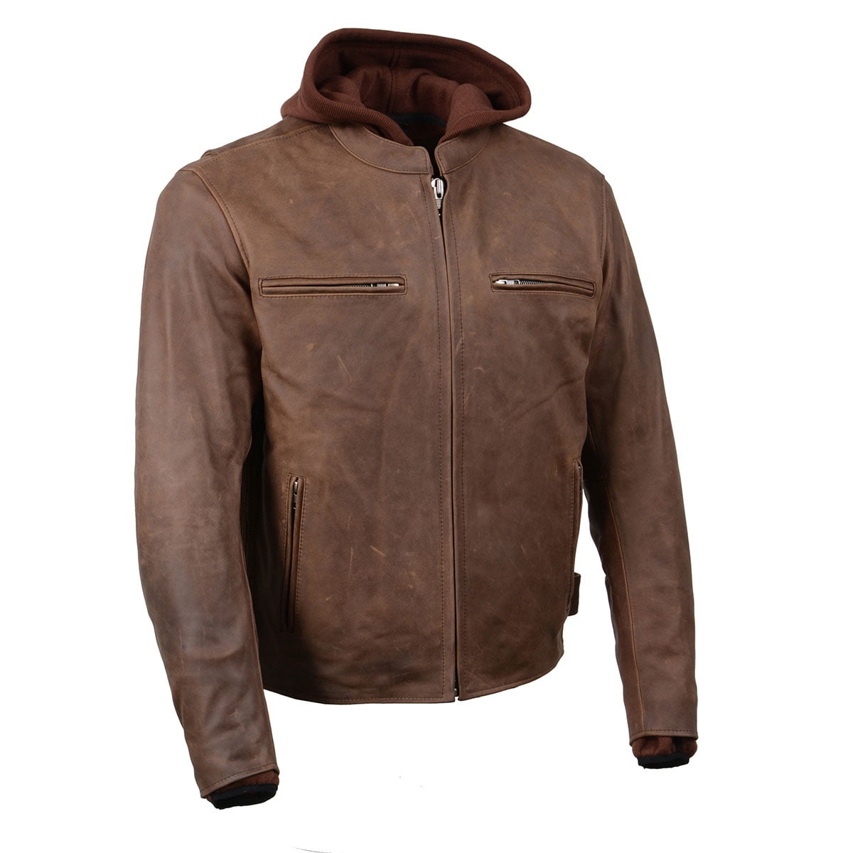 Milwaukee Leather MLM1518 Men's 'Scoundrel' Vintage Crazy Horse Brown ...