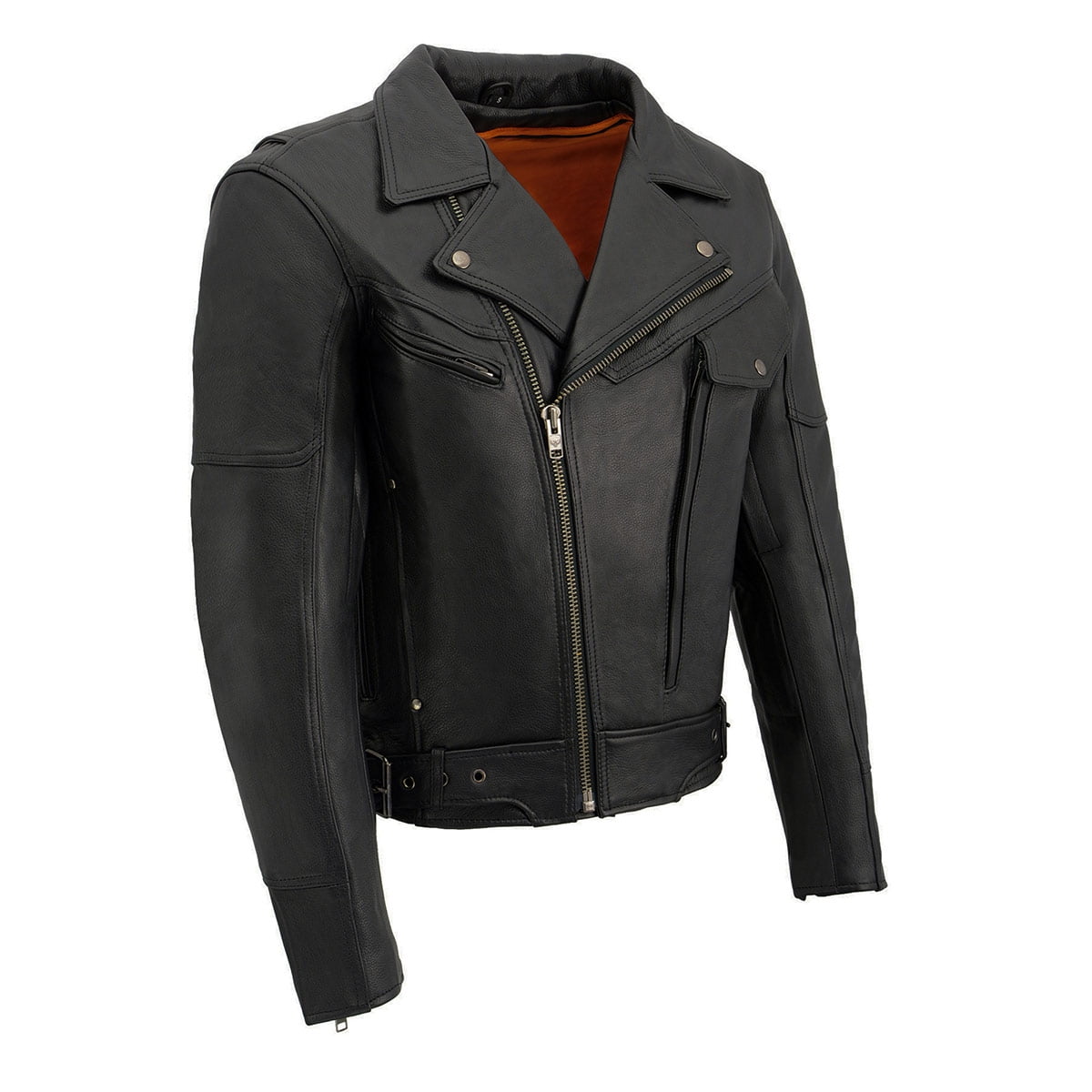 Milwaukee Leather MLM1570 Men’s Black Premium Cowhide Leather Utility ...