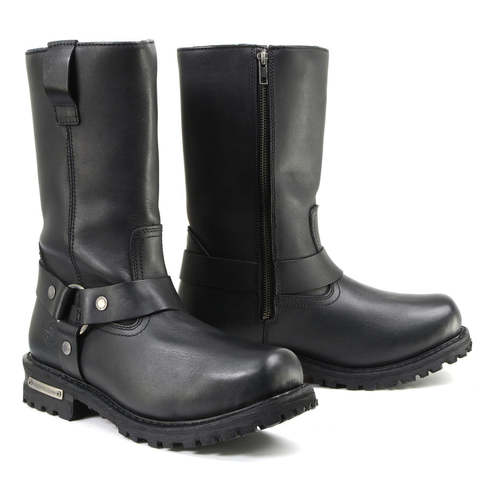 Milwaukee Leather Men’s Black Waterproof Boots 11-inch Wide Width ...
