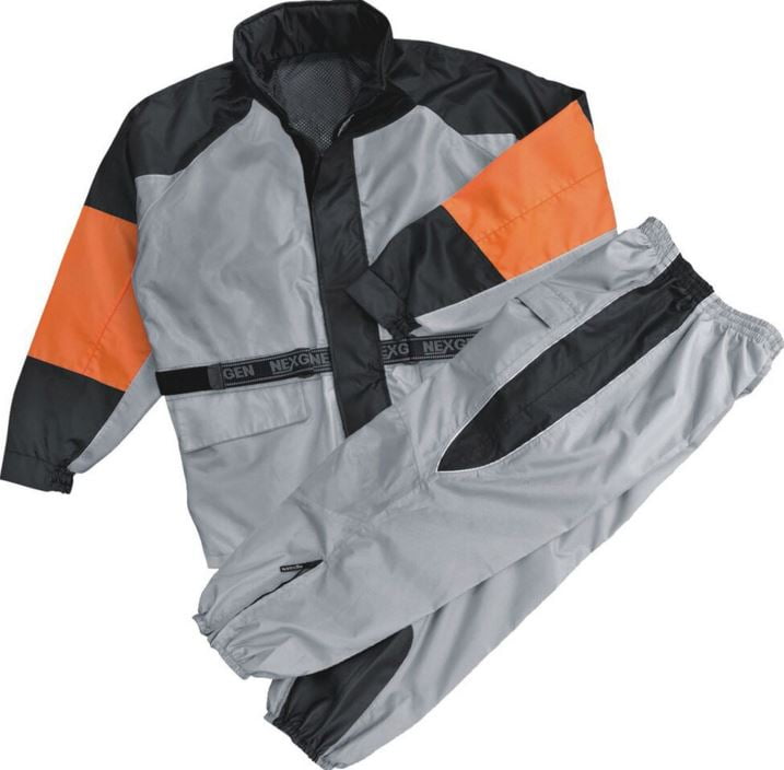 Milwaukee Leather Men's Waterproof Rain Suit With Reflective Piping ...