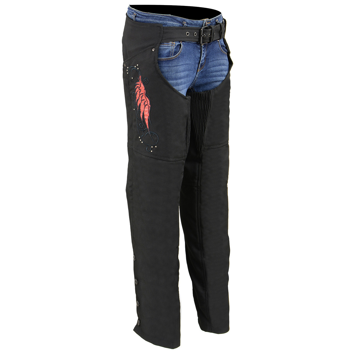 Milwaukee Leather Premium Textile Motorcycle Riding Chaps for Women ...