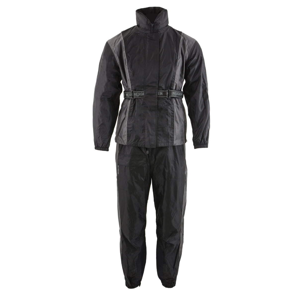 Milwaukee Leather SH2225L Women's Black and Grey Waterproof Rain Suit ...