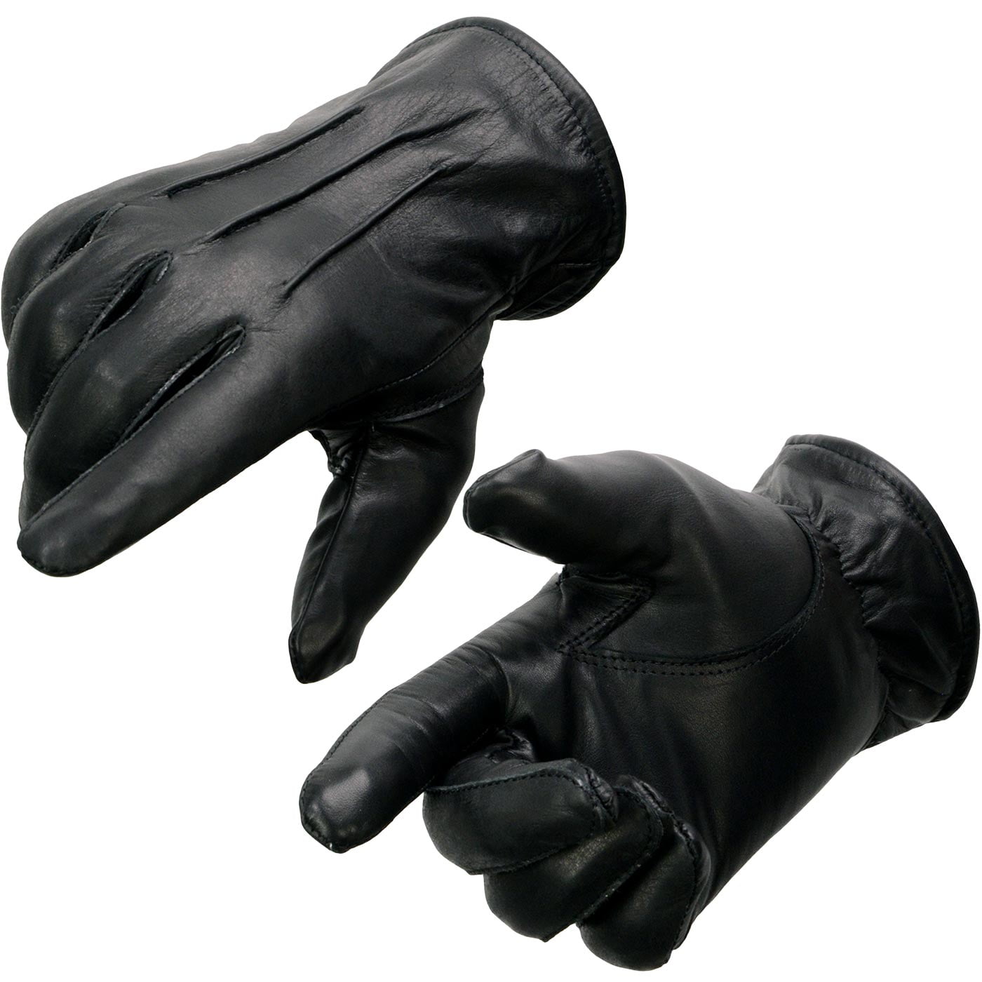 Milwaukee Leather Men's Black Thermal Lined Motorcycle Gloves, Riding ...