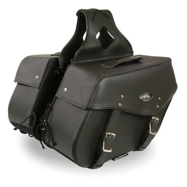 Milwaukee Leather Unisex Medium Cruiser Style Riveted Throw Over Saddle ...