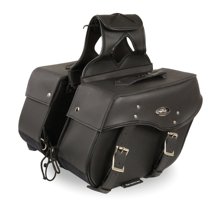 Milwaukee Leather Unisex Medium Cruiser Style Riveted Throw Over Saddle ...