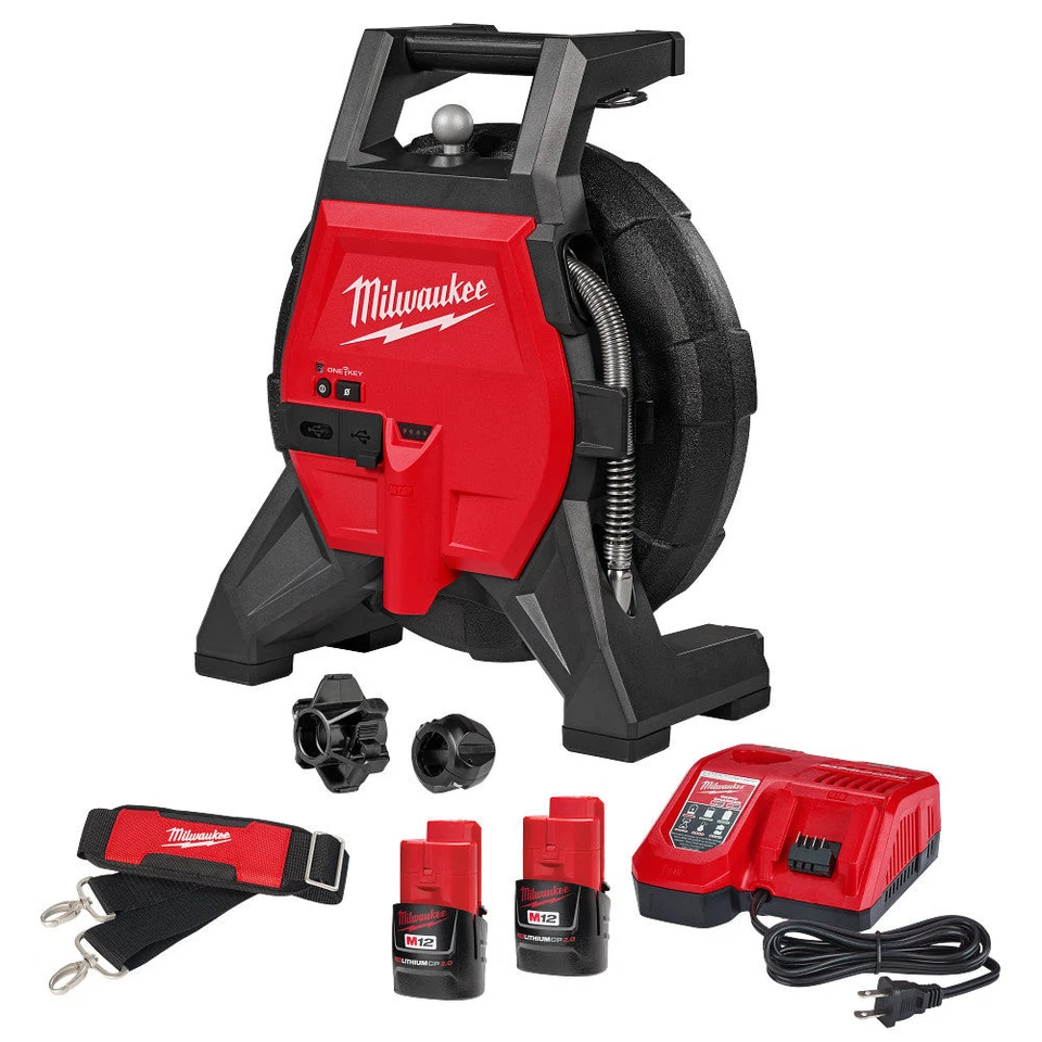 Milwaukee M12 12-Volt Lithium-Ion 65 ft. Ultra Flex Compact Inspection ...