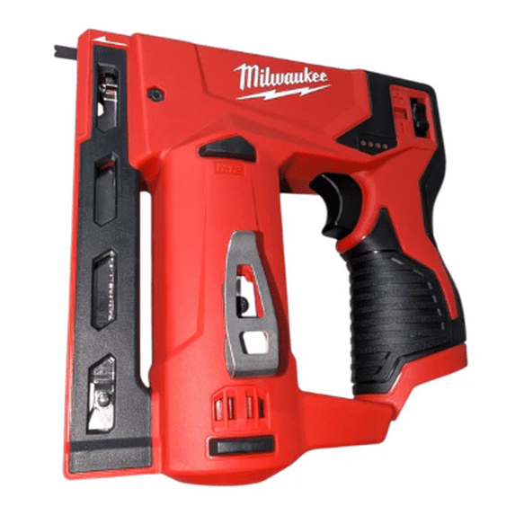 Open Box Milwaukee M12 3/8 in. 12-Volt Cordless Crown Stapler (Tool ...