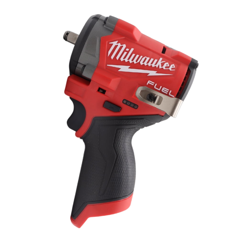Milwaukee M12 FUEL 12V Cordless Brushless 3/8 in. Stubby Impact Wrench ...