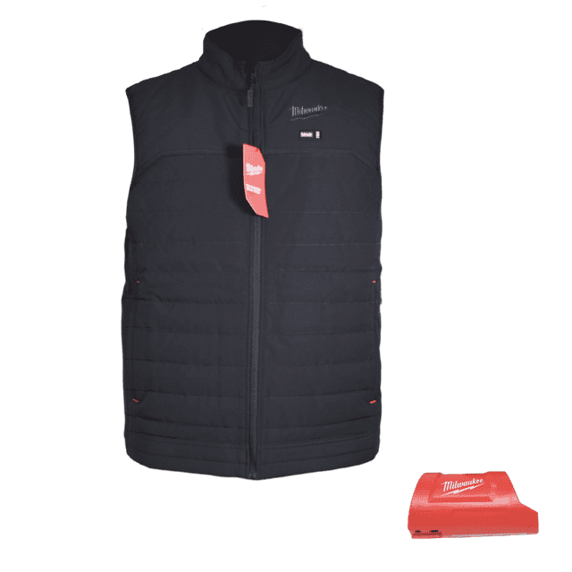 Milwaukee M12 Heated Vest (Black) - Size Medium - BATTERY NOT INCLUDED ...
