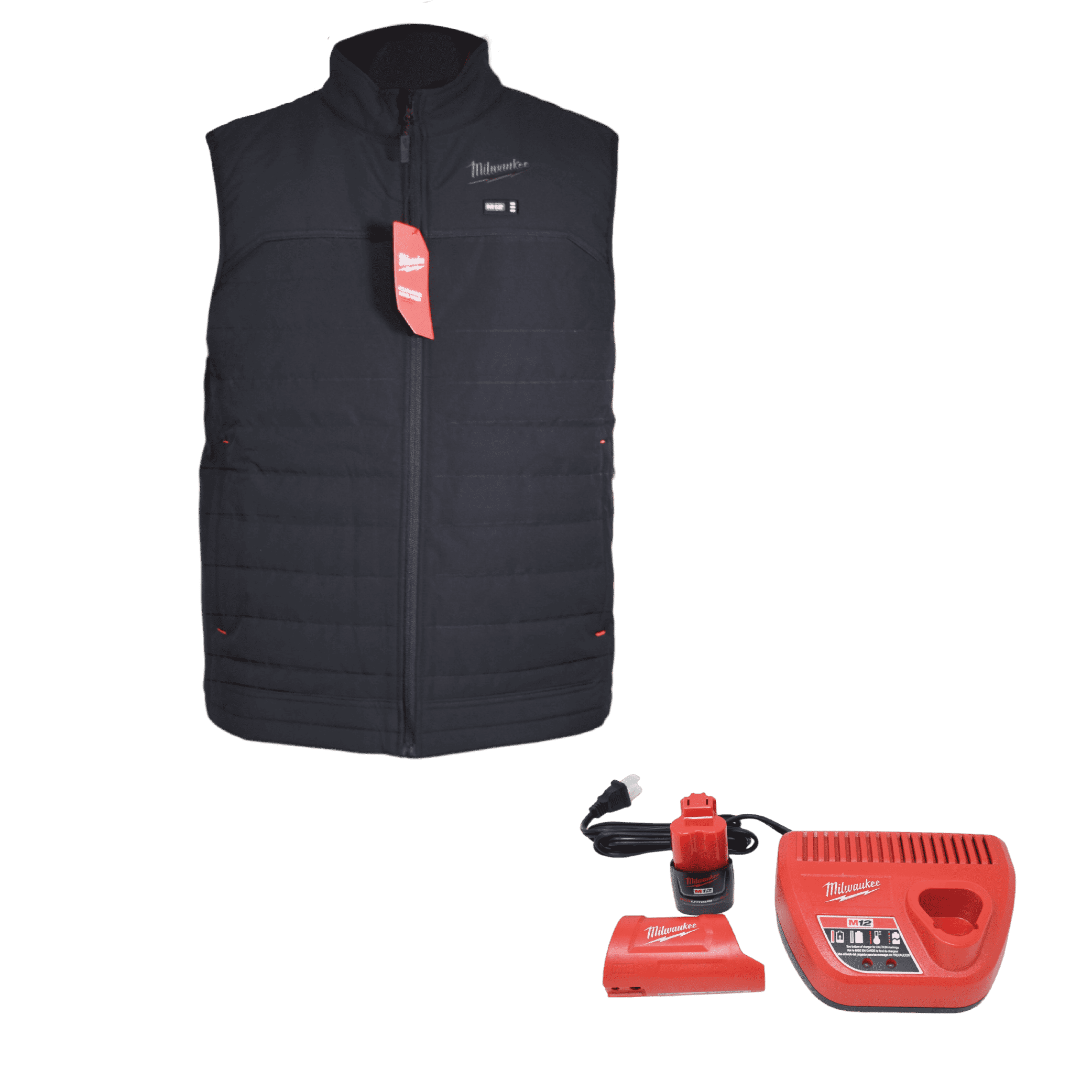 Milwaukee M12 Heated Vest Kit (Black) - Size XL - Walmart.com