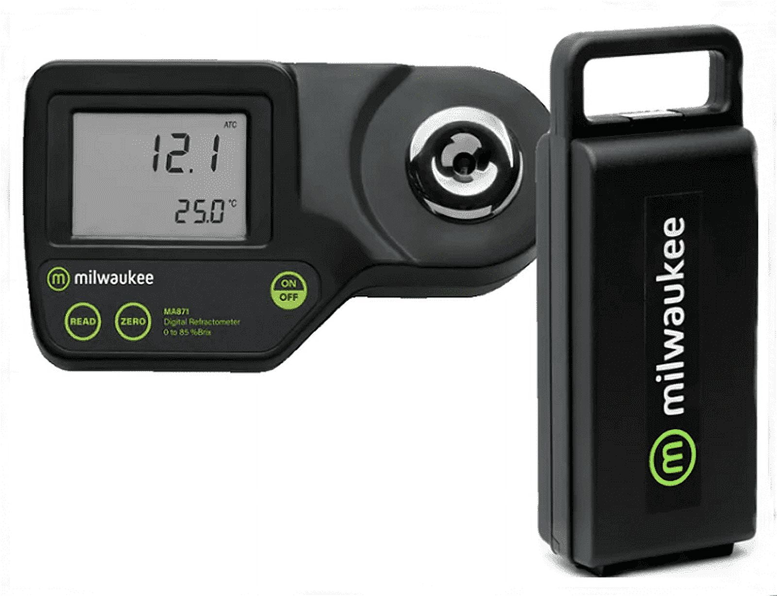 Milwaukee MA871 Digital Brix Sugar Refractometer + Hardshell Case ...