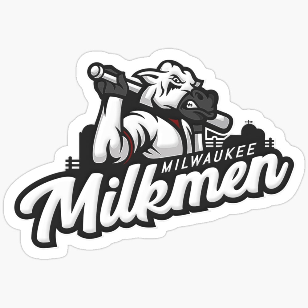 Milwaukee Milkmen Sticker Phone Decal Water Bottle Stickers Car Decals ...