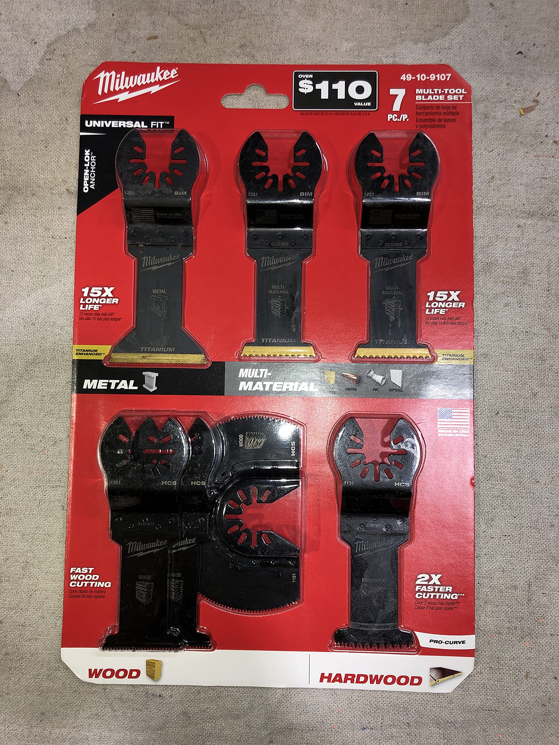Milwaukee Multi-Tool Blade Set C21 - Walmart.com