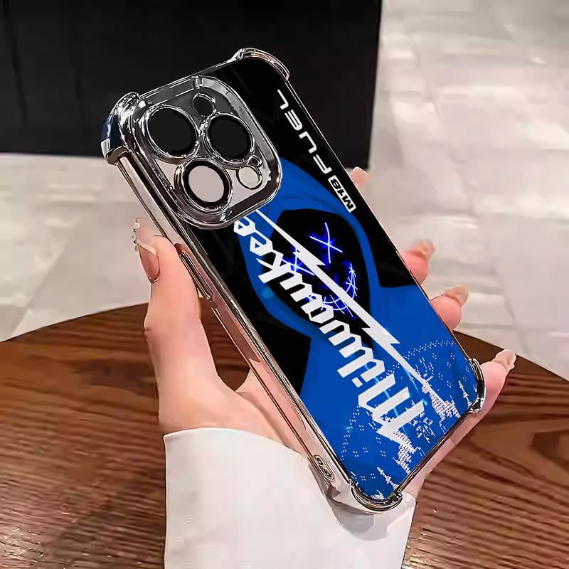 Milwaukee New dark style Pattern white English Aesthetic Electroplated ...