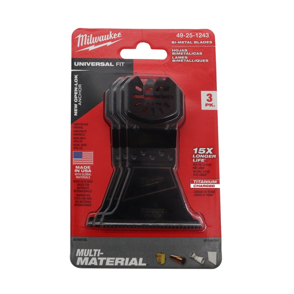 Milwaukee Open-Lok 2-1/2″ Titanium Enhanced Bi-Metal Multi-Material ...