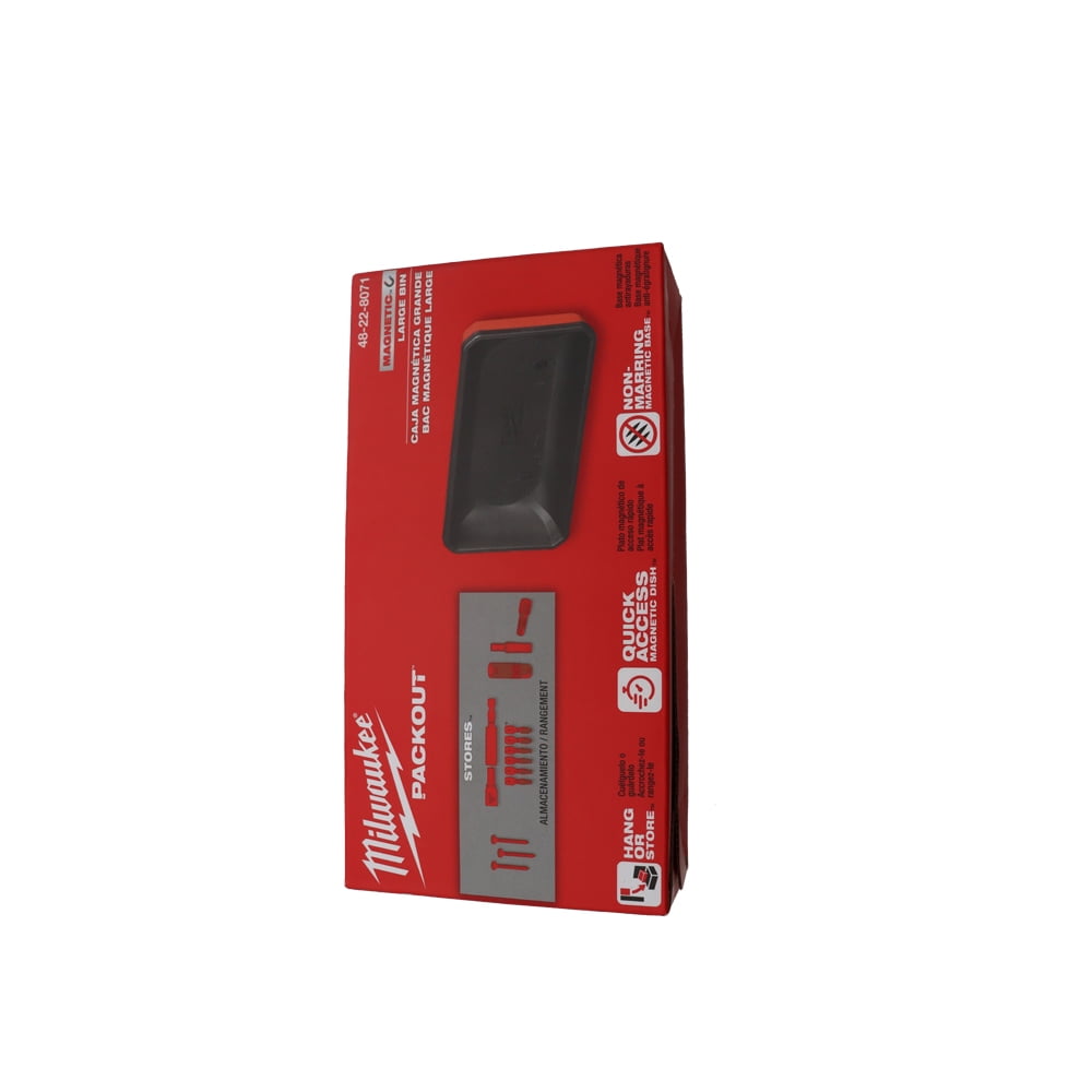 Milwaukee PACKOUT Large Magnetic Bin – Heavy-Duty Storage Container ...