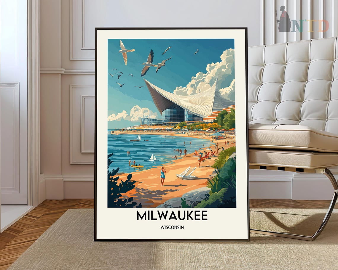 Milwaukee Poster, Milwaukeemilwaukee Print, Milwaukee Photo, Milwaukee Poster Print, Milwaukee ...