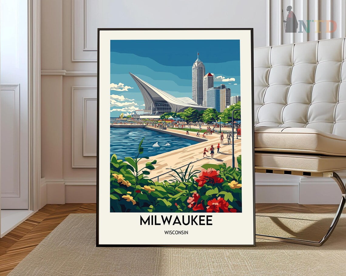 Milwaukee Poster, Milwaukeemilwaukee Print, Milwaukee Photo, Milwaukee ...