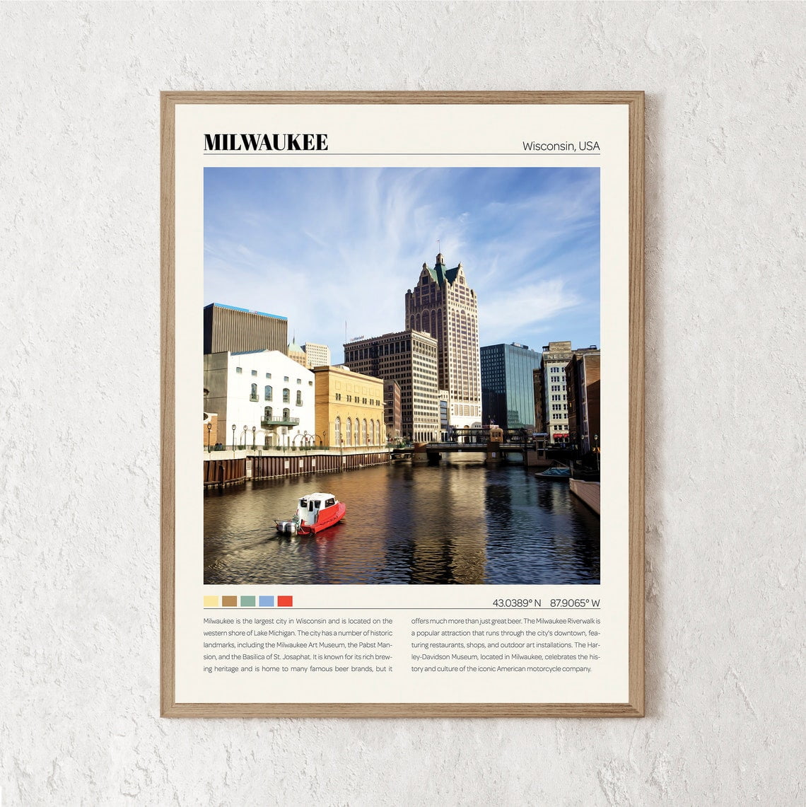 Milwaukee Print, Milwaukee Wall Art, Milwaukee Poster, Milwaukee Photo ...