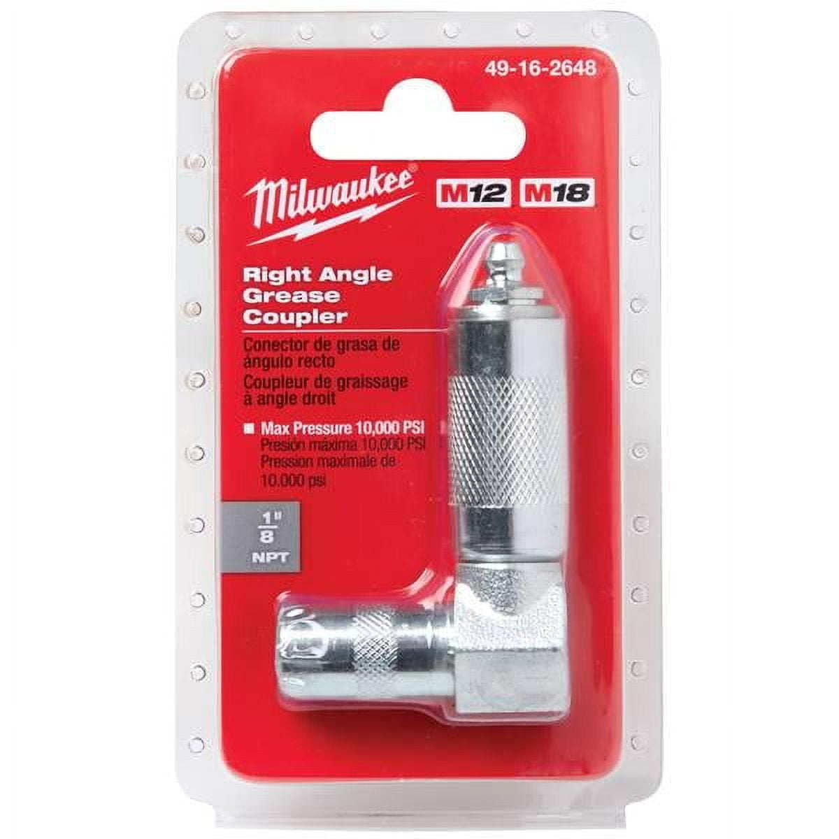 Milwaukee Right Angle Grease Coupler - Walmart.com