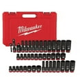 Milwaukee Impact Socket Set 43 Pieces 3/8 inch Drive SAE & Metric ...