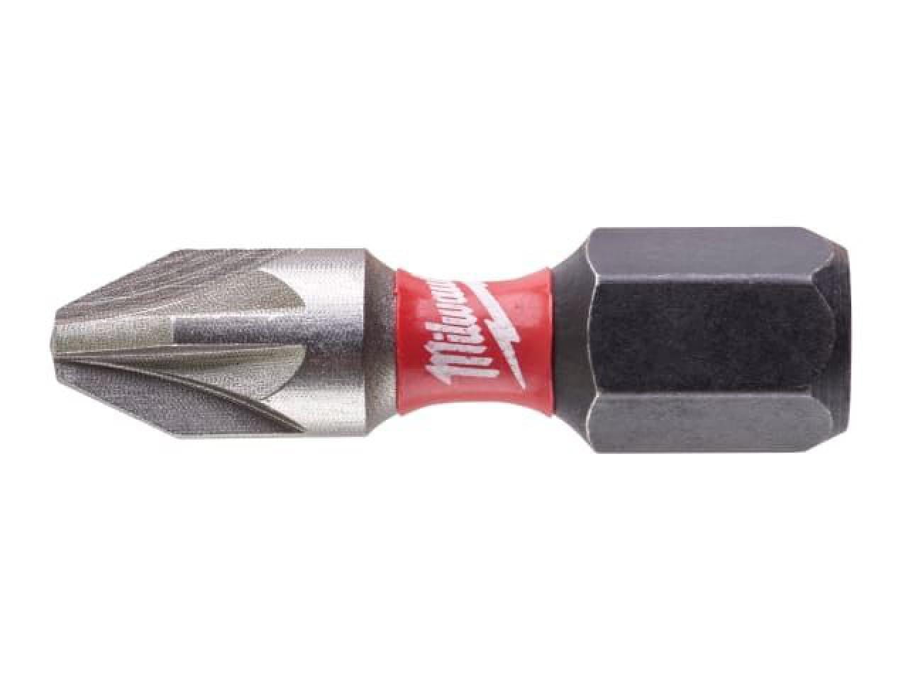 Milwaukee - SHOCKWAVE™ Impact Duty Bits PZ2 x 25mm (Pack 25) - Walmart.com
