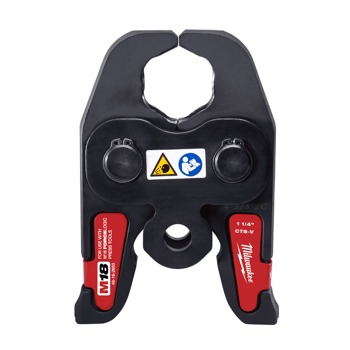 Milwaukee Tool 1-1/4" CTS-V Press Jaw for M18 FORCELOGIC Press Tools ...