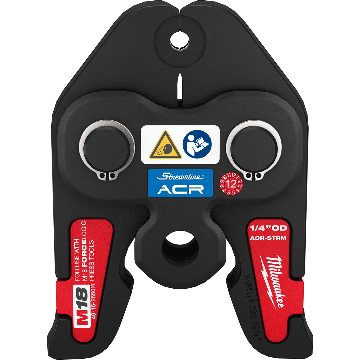 Milwaukee Tool 1/4" Streamline ACR Press Jaw for M18 FORCE LOGIC Press ...