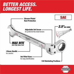 Ratcheting Line Wrench Set