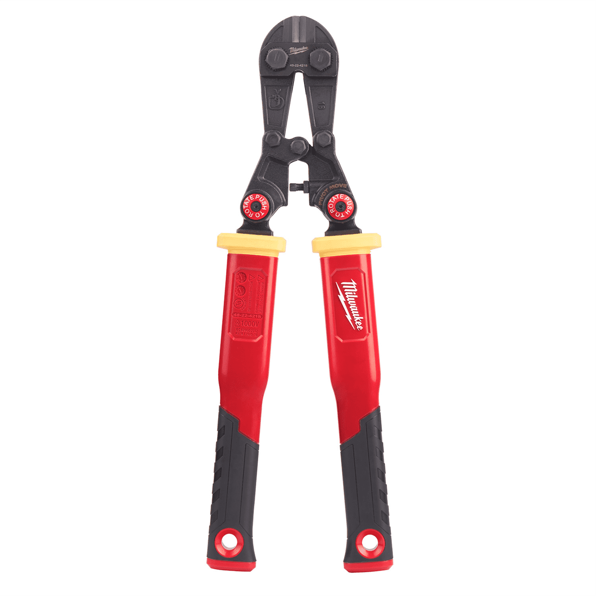 Milwaukee Tool 18" Fiberglass Bolt Cutter with PIVOTMOVE Rotating ...