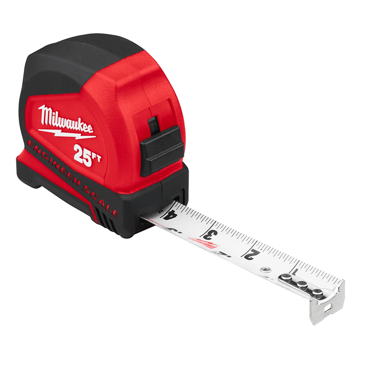 Milwaukee Tool 25ft Compact Tape Measure with Engineer Scale - Walmart.com