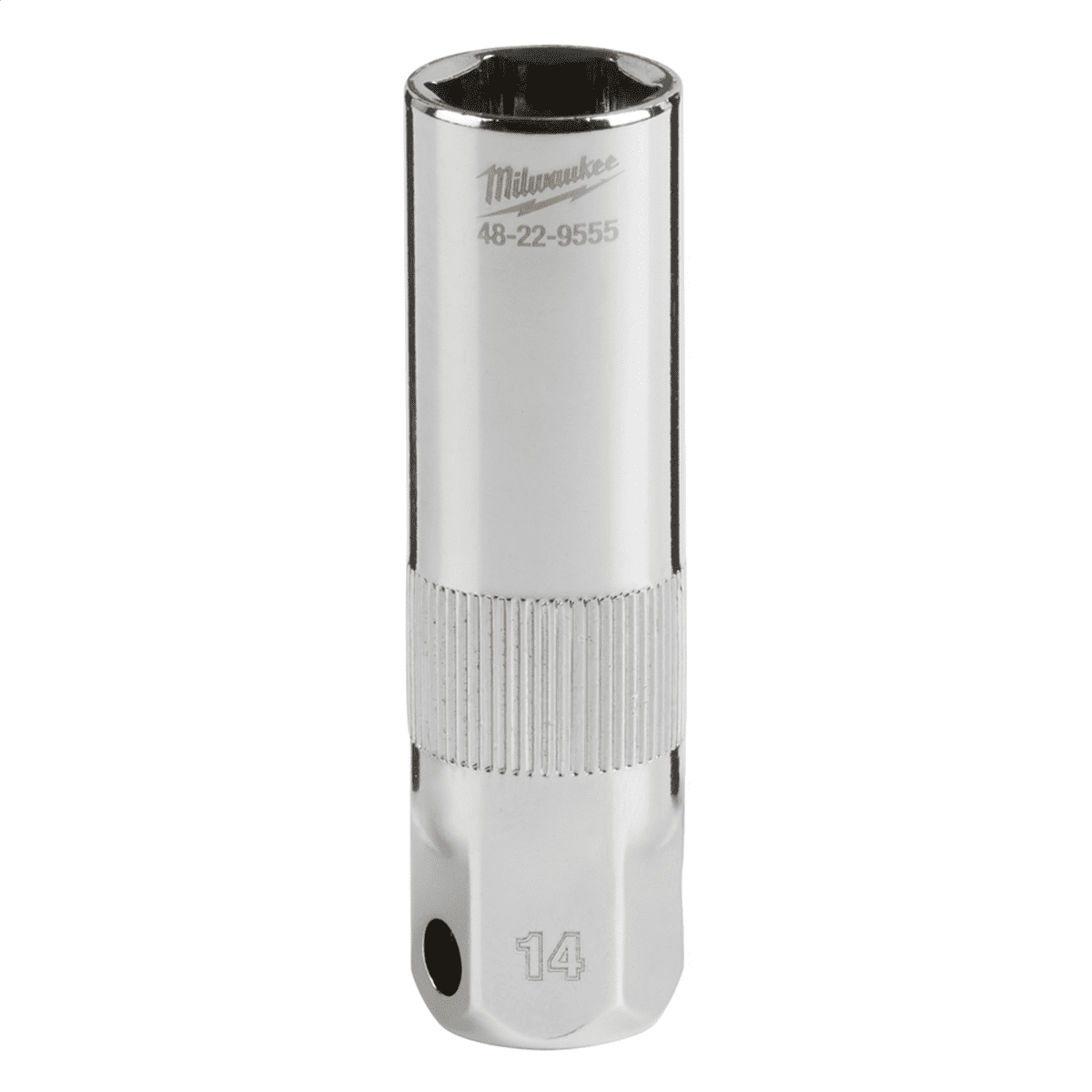 Milwaukee 48-22-9555 3/8 in. Drive 14 mm Spark Plug Socket - Walmart.com