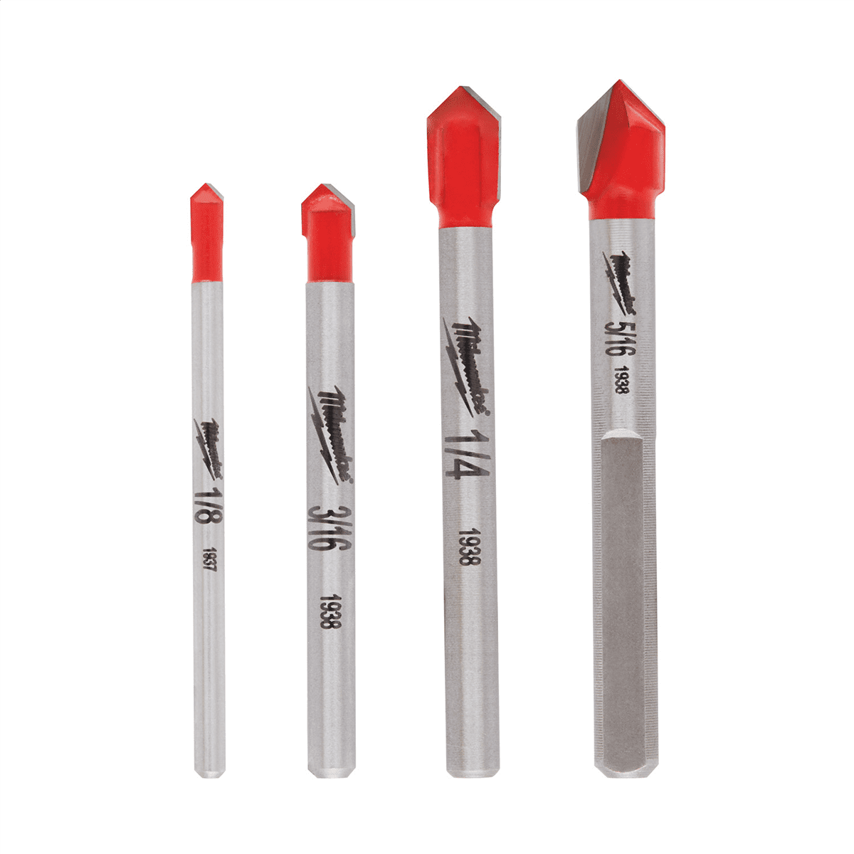 Milwaukee Tool 4pc. Glass and Tile Bit Set - Walmart.com