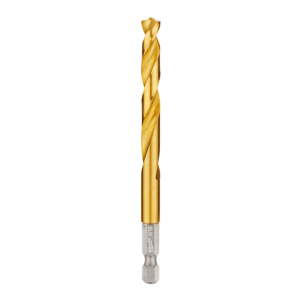 Milwaukee Tool 5/16" SHOCKWAVE RED HELIX Titanium Drill Bit - Walmart.com