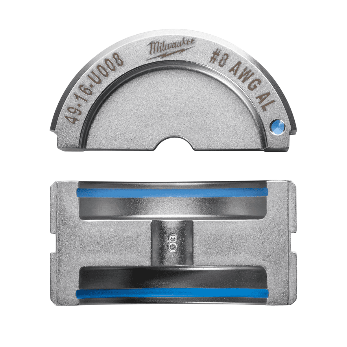 Milwaukee Tool #8 Aluminum U Style Die - Walmart.com