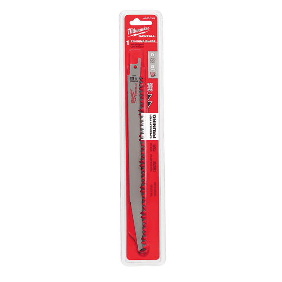 Milwaukee 9 in. 4/5 TPI Wood Pruning SAWZALL Reciprocating Saw Blade ...