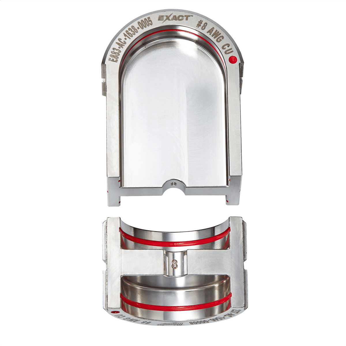 Milwaukee Tool EXACT #8 Copper 12T U-Style Die - Walmart.com