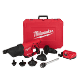 Milwaukee M12 AIRSNAKE High Pressure Drain Cleaning Air Gun Kit with ...
