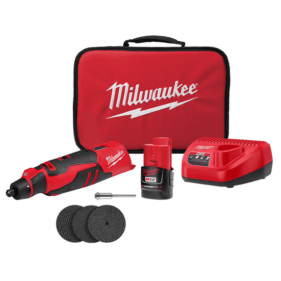 Milwaukee Tool M12 Brushless Rotary Tool Kit - Walmart.com