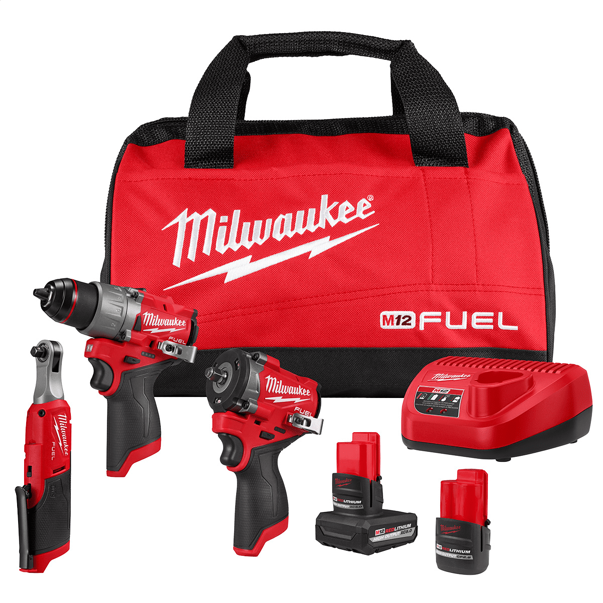 Milwaukee Tool M12 FUEL 3-Tool Combo Kit - Walmart.com