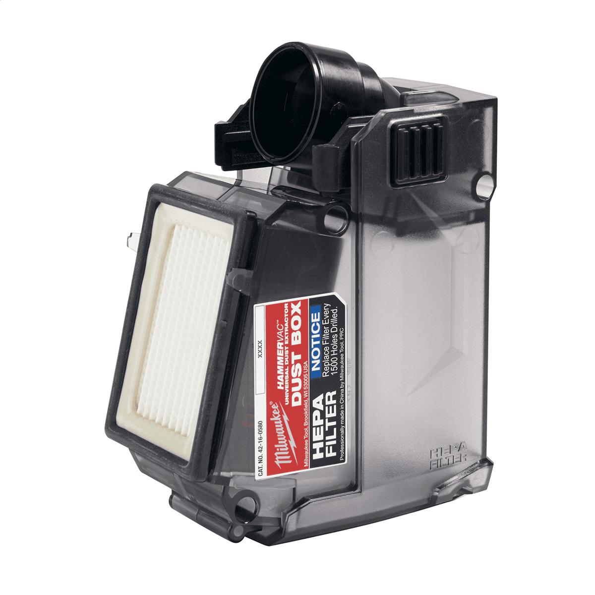 Milwaukee Tool M12 HAMMERVAC Universal Dust Extractor Dust Box, Filter ...