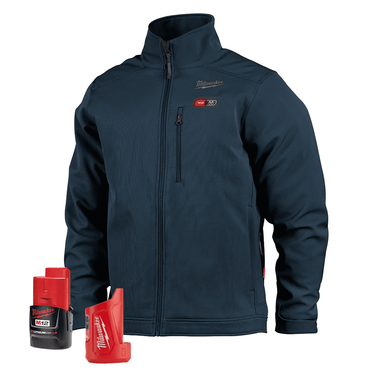 Milwaukee Tool M12 Heated TOUGHSHELL Navy Blue Jacket Kit, M - Walmart.com