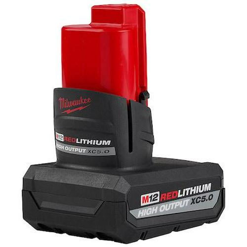 Milwaukee Tool M12 REDLITHIUM HIGH OUTPUT XC5.0 Extended Capacity ...