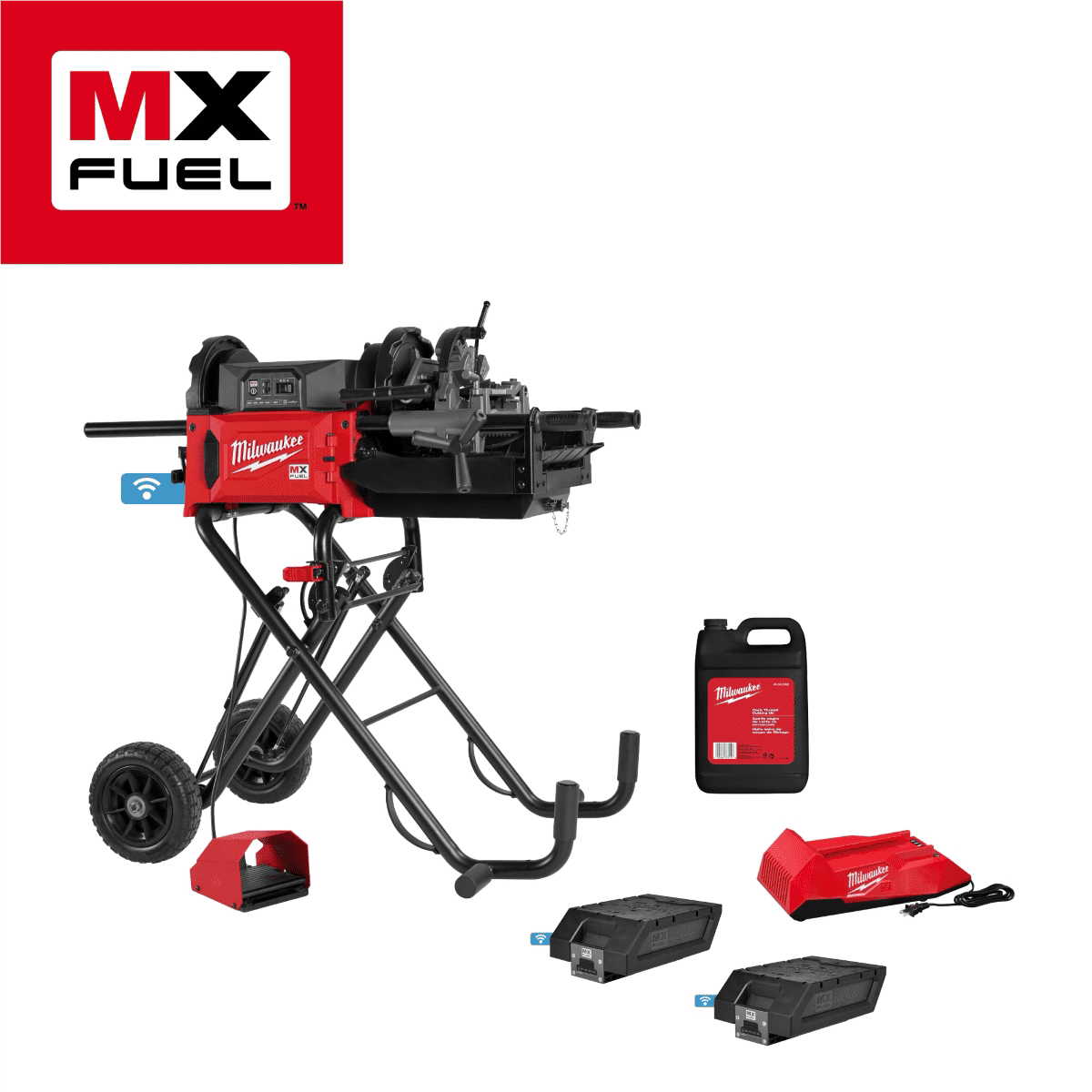 Milwaukee Tool MX FUEL Pipe Threading Machine - Walmart.com