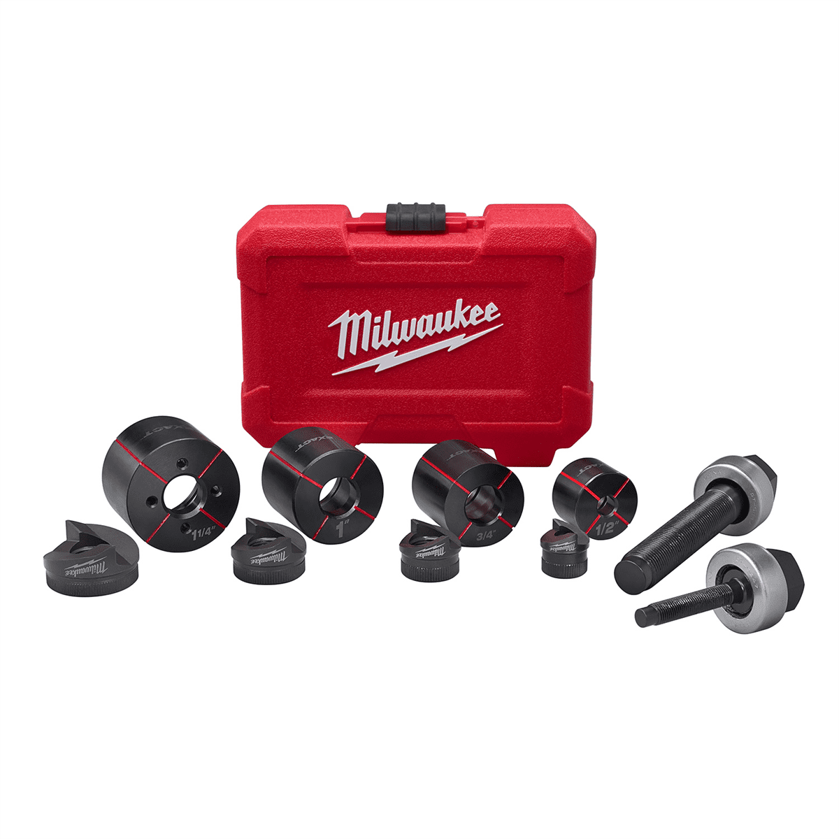 Milwaukee Tool Milwaukee EXACT 1/2" to 1-1/4" Knockout Set - Walmart ...