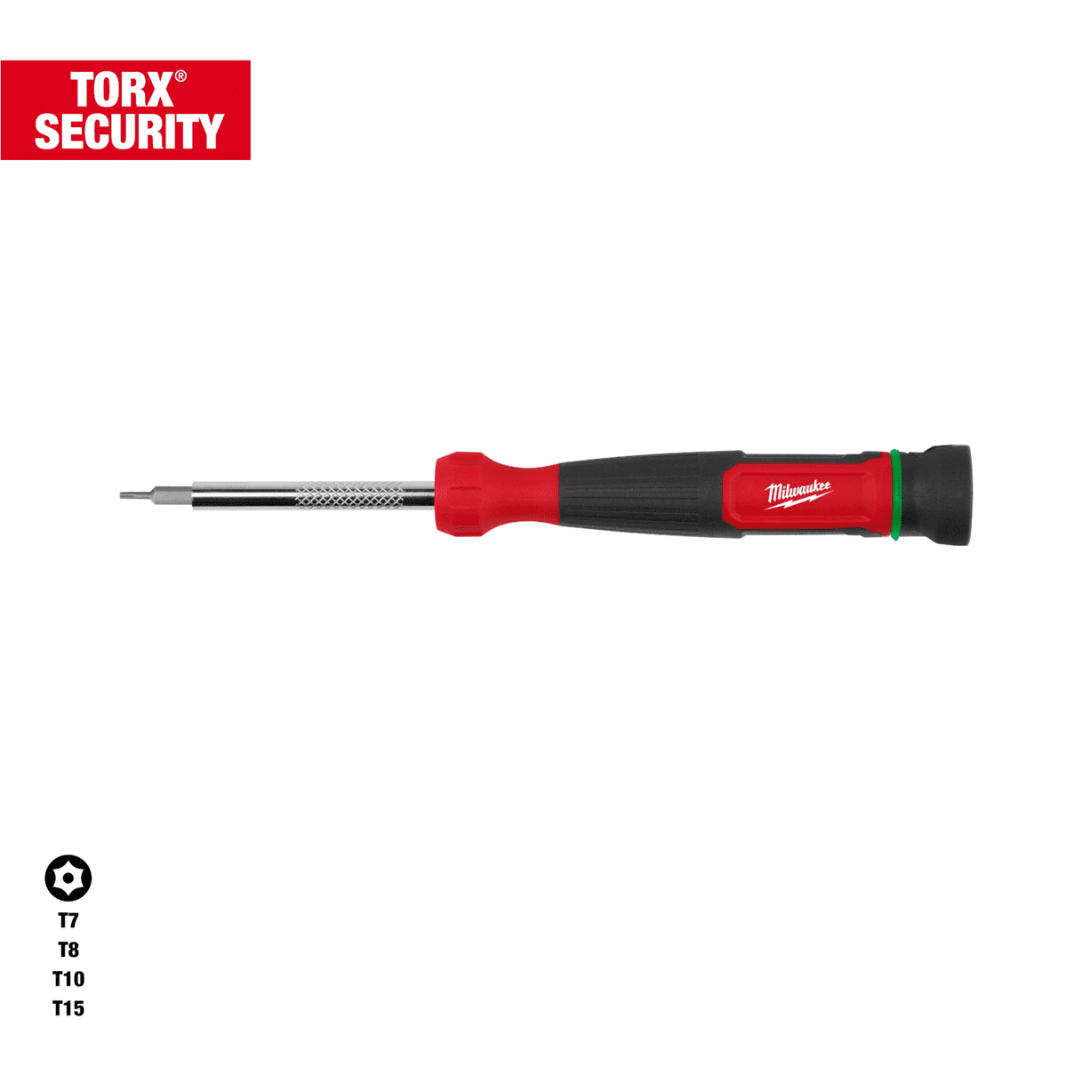 Milwaukee Tool 4-in-1 TORX Security Precision Multi-Bit Screwdriver ...