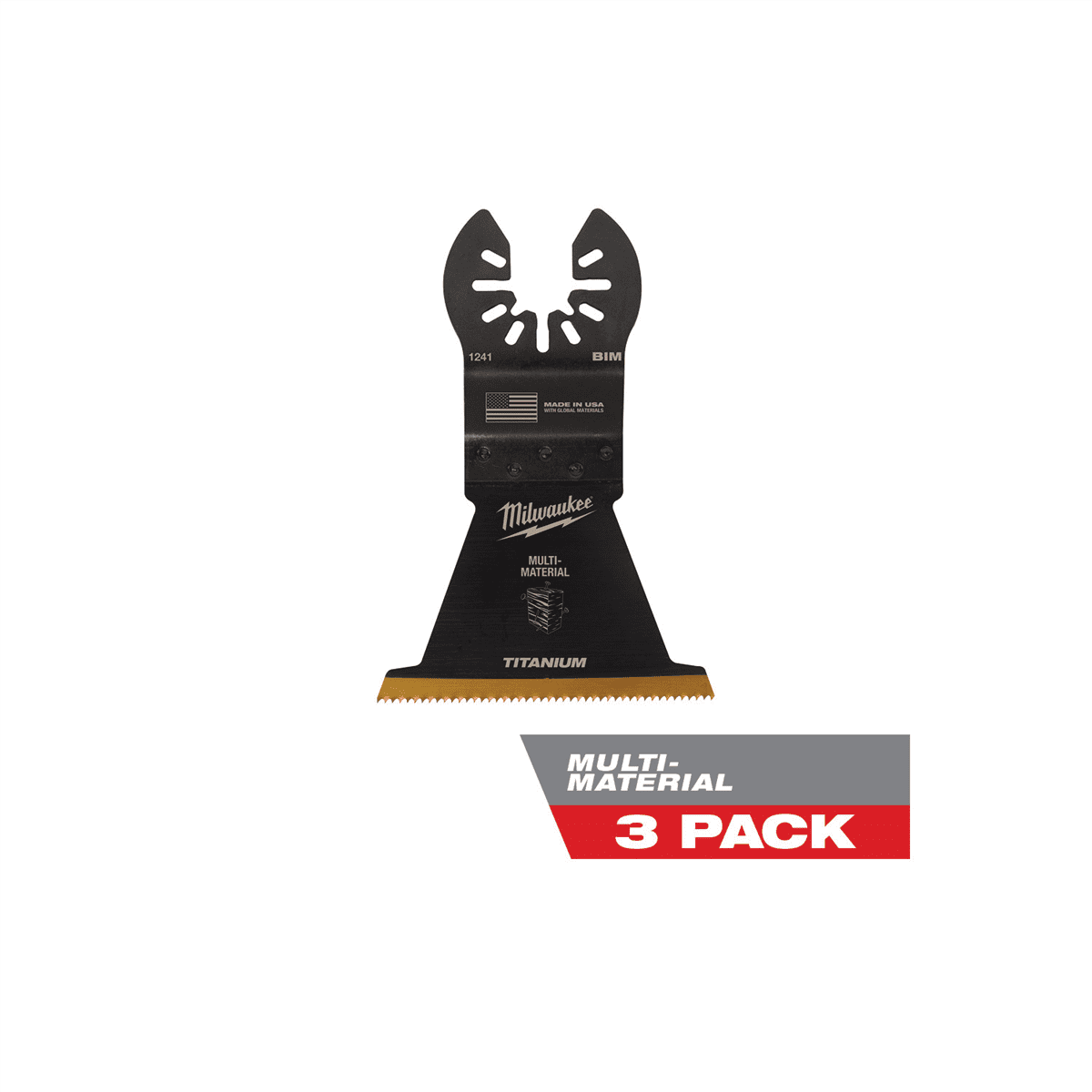 Milwaukee Tool OPEN-LOK 2-1/2" TITANIUM CHARGED Bi-Metal Multi-Material ...