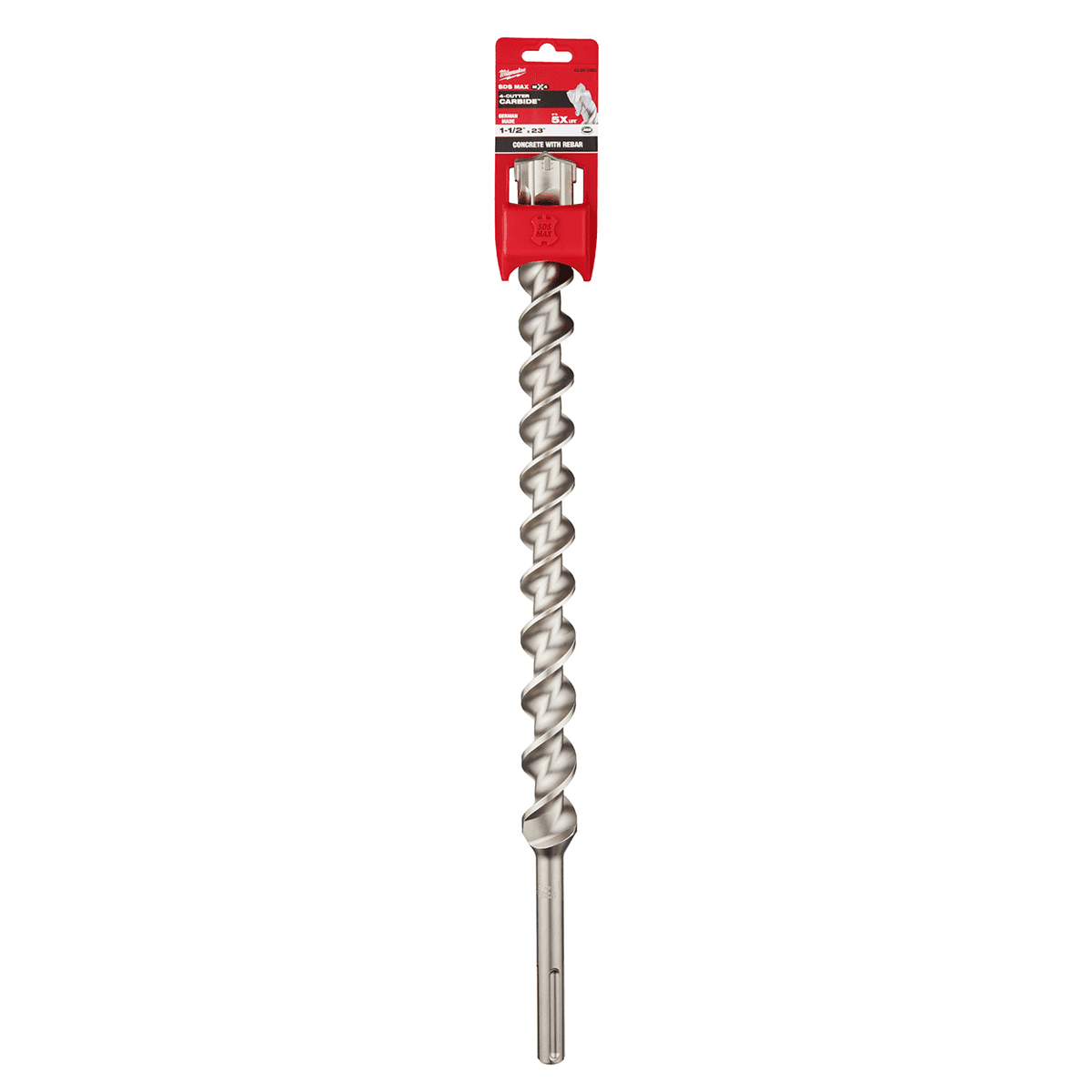 Milwaukee Tool SDS-MAX MX4 4CT 1-1/2 x 23" - Walmart.com
