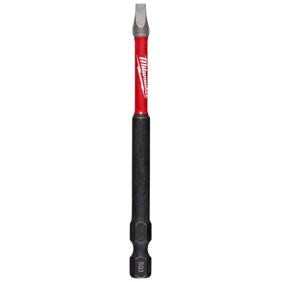 Milwaukee Tool SHOCKWAVE 3-1/2” Impact Square Recess #3 Power Bits ...