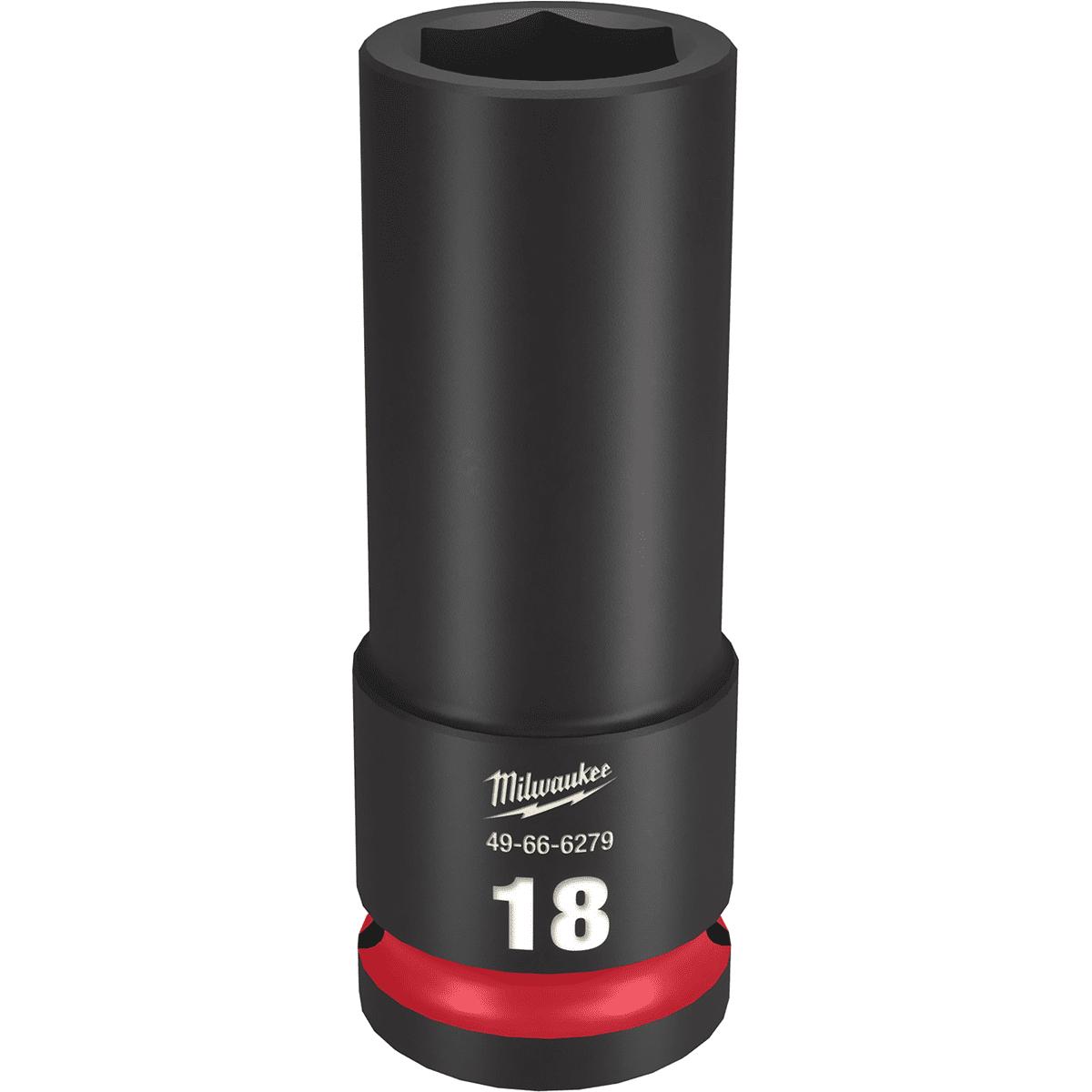 Milwaukee Tool SHOCKWAVE Impact Duty 1/2"Drive 18MM Deep 6 Point Socket ...
